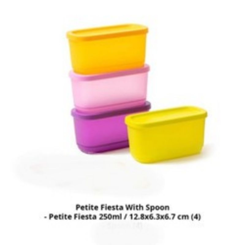 Tupperware Ori Petit fiesta 1 set (4 colors) | Shopee Malaysia