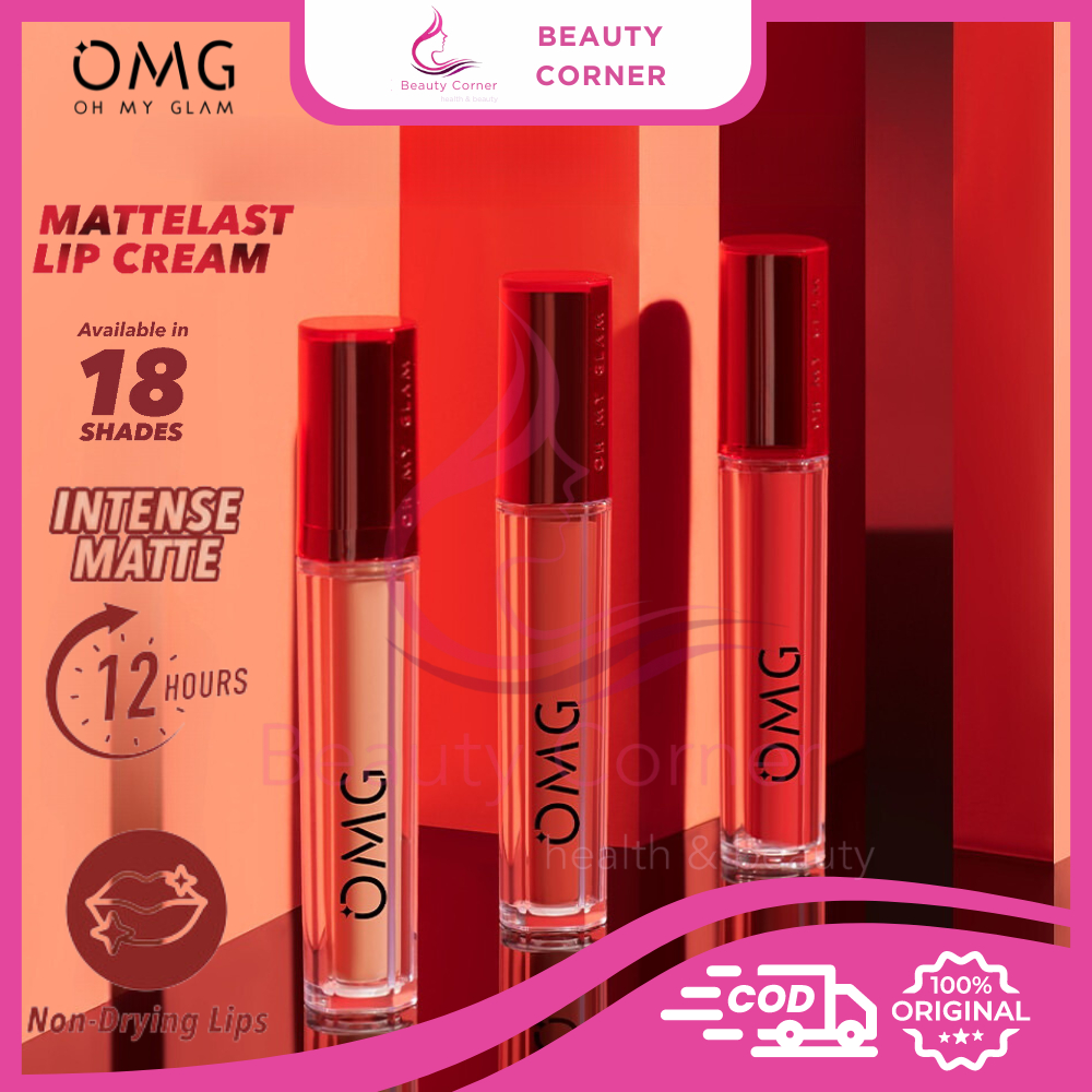 Omg Lip Cream Matte Oh My Glam Matte Kiss Lip Cream | Shopee Malaysia