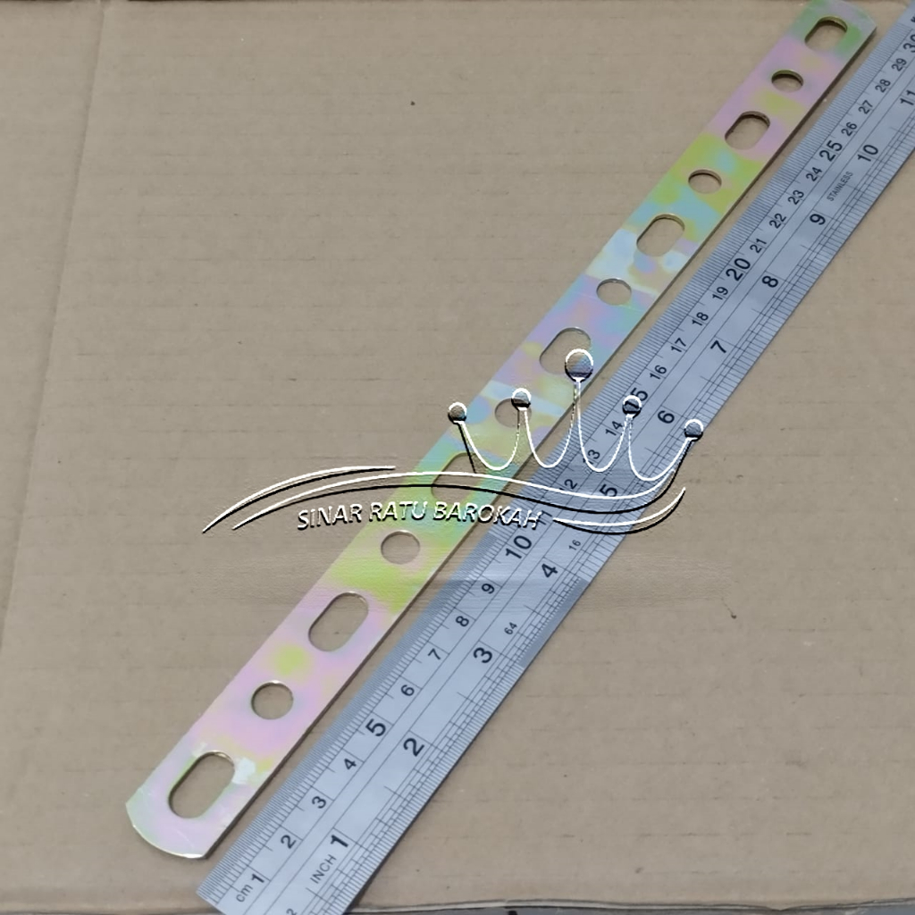 Plate STRIP BOLONG BRACKET BRACKET HOLE BRACKET LENGTH 30CM 30 CM IRON ...