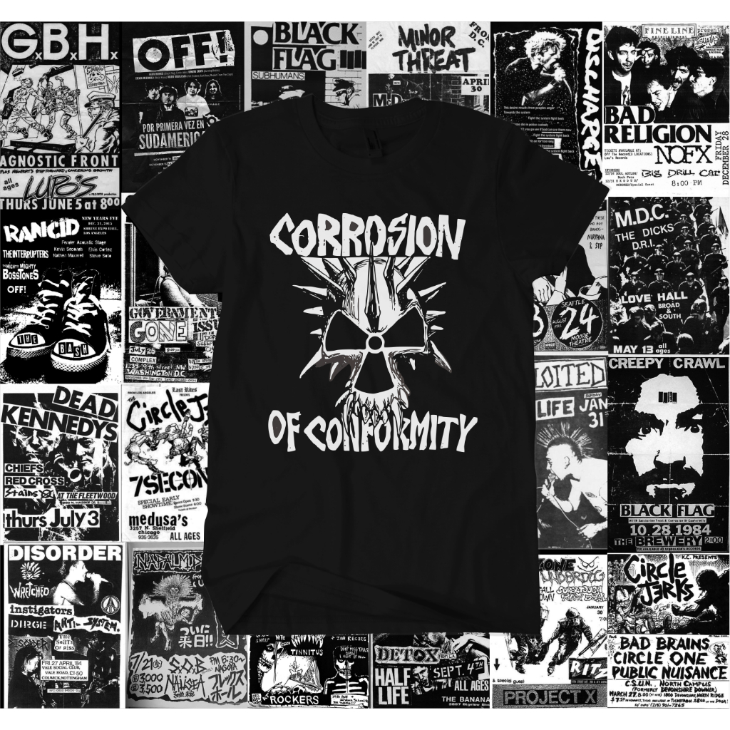 Corrosion Of Conformity Band T-Shirt | Old School Logo. cotton combat ...