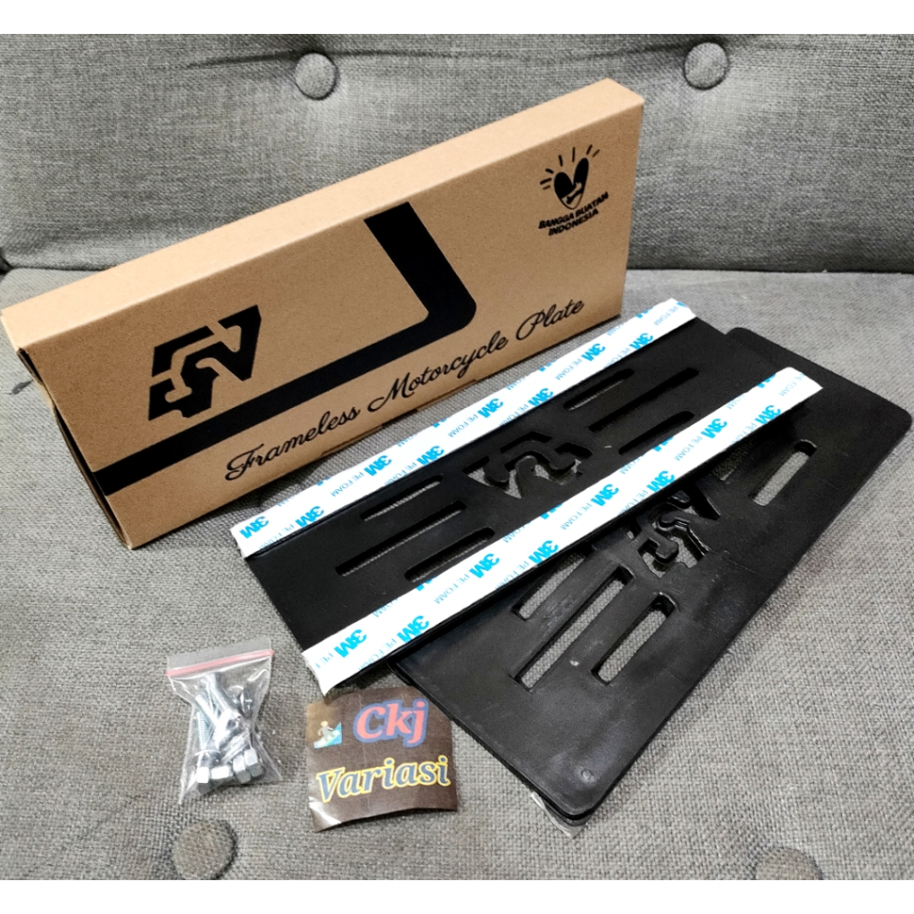Framelessplate Frameless Plate Motorcycle Vehicle Number Plate Holder ...