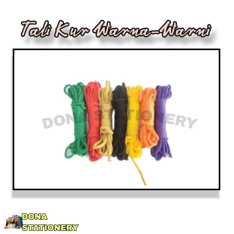 (5 Meters) COLORFUL KUR ROPE | 5 METER KUR ROPE | Thick Curl Strap ...