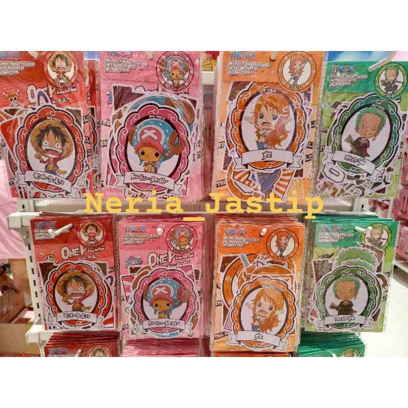 Miniso x One Piece Sticker Large Sticker Contents 15 Sheets Original ...