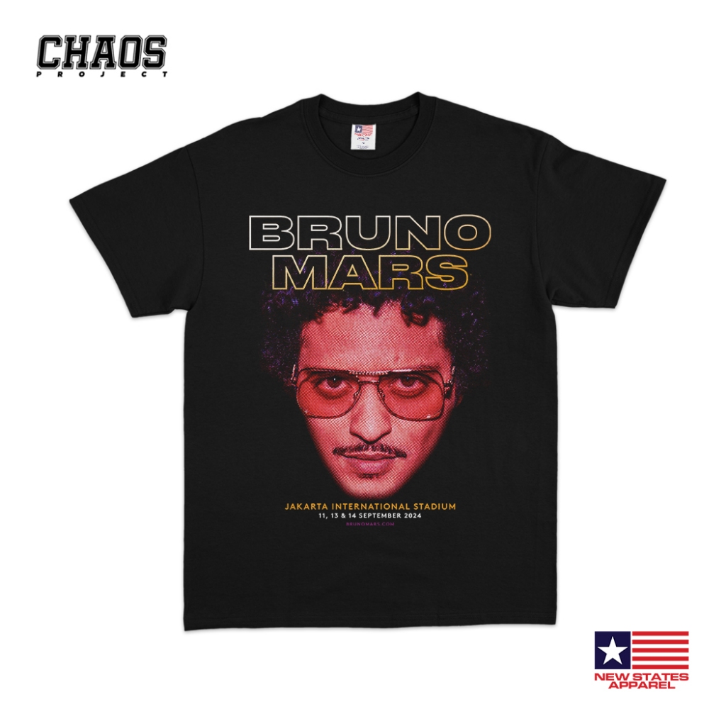 Bruno Mars - International Stage Concert | Merch T shirt | Shopee Malaysia