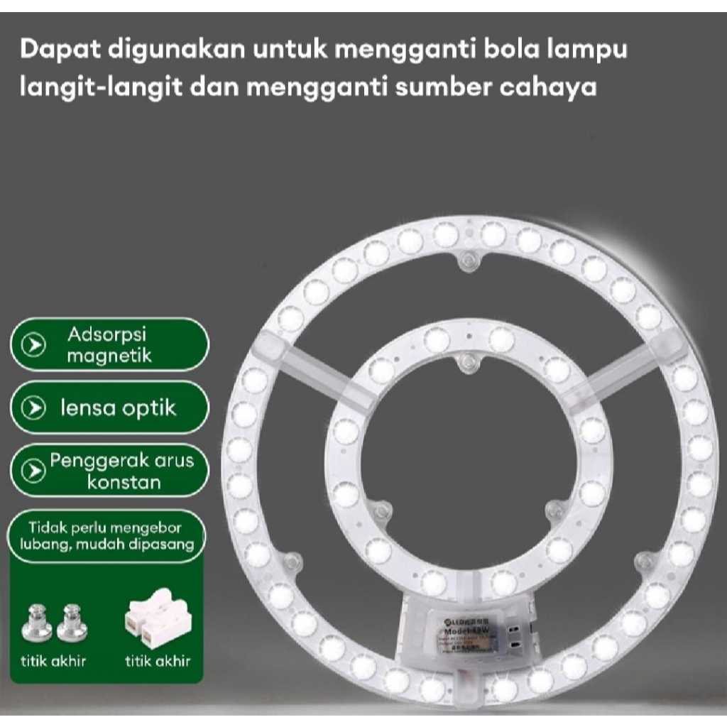36w 48W 220V Round LED Ring Panel Light Module / 3 color Ceiling Module ...