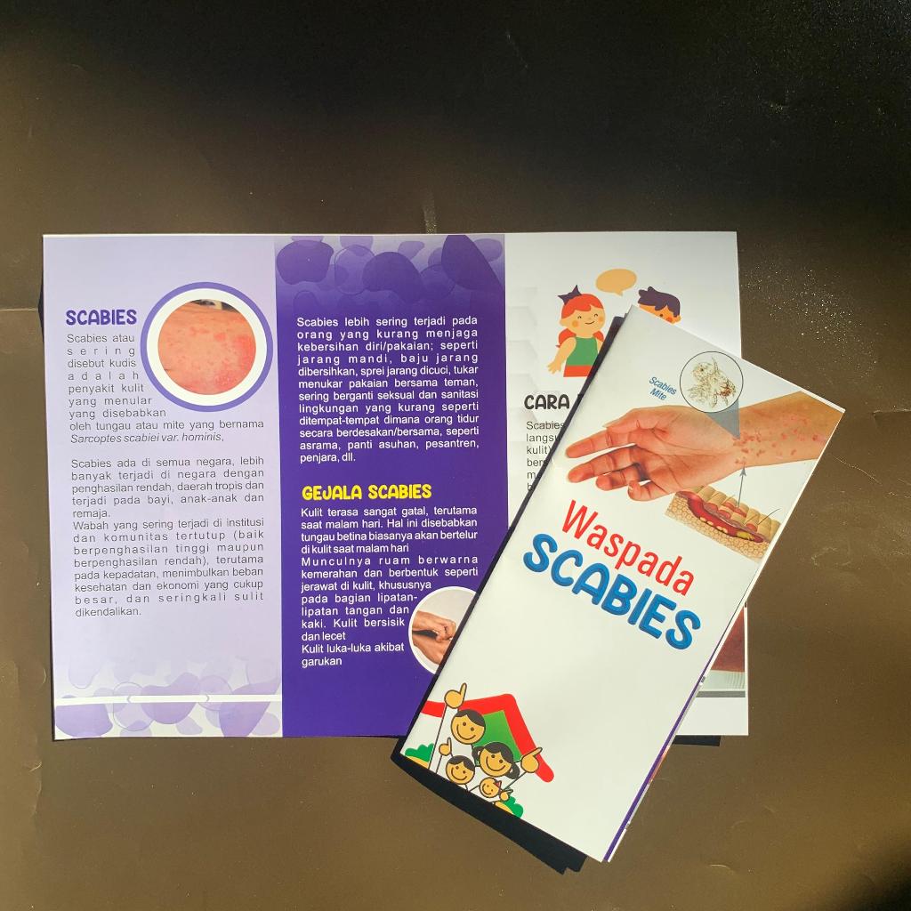 Health Brochure | Leaflet Beware Of Scabies | Educational Media For ...