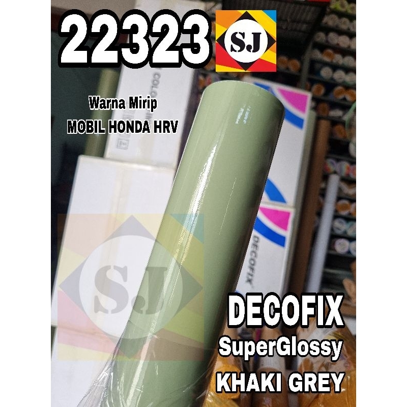 Sticker Sticker DECOFIX SUPERGLOSSY Series PET And Antem sage matcha ...