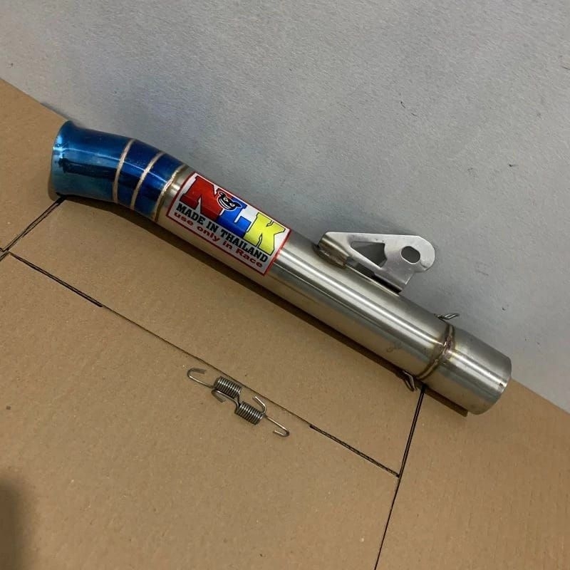 Blu tip NLK canister tube type inlet 51mm Universal muffler for big ...