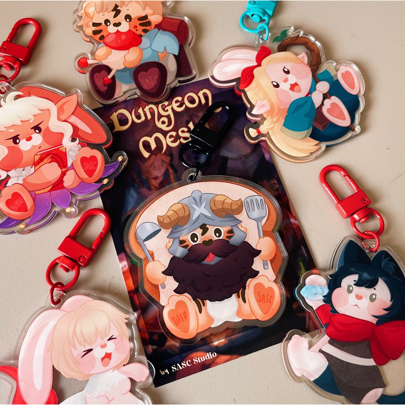 Dungeon Meshi keychain | Cute anime ganci bubu titto senshi laois ...