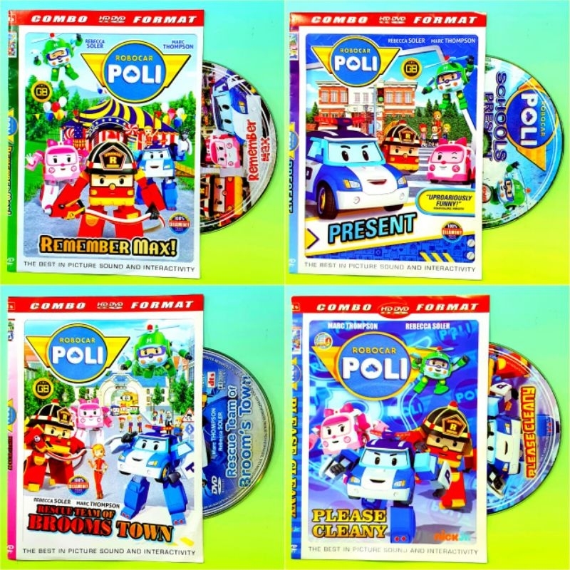 Film ROBOCAR POLI CASSETTE - NEWEST ROBOCAR POLI CARTOON CHILDREN'S ...