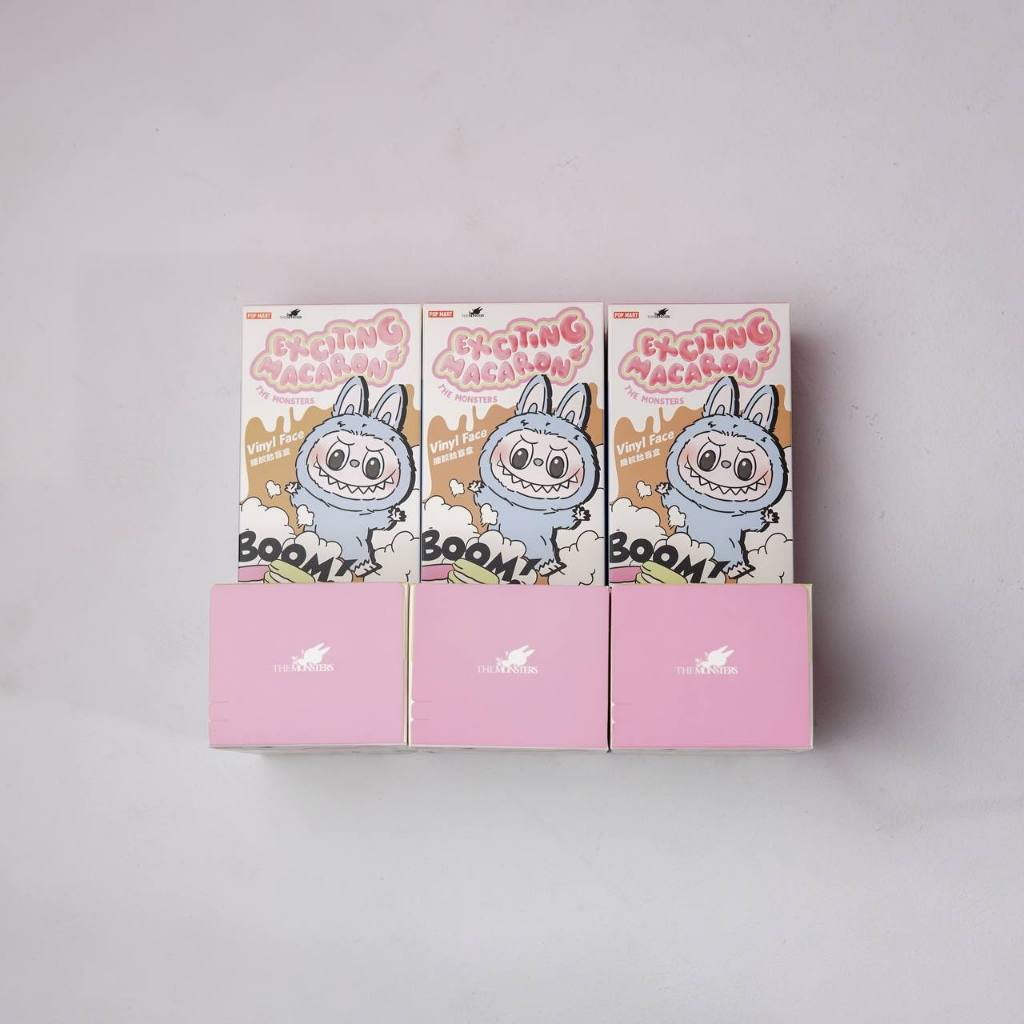 POP MART THE MONSTERS EXCITING MACARON LABUBU KEYCHAIN 100% ORIGINAL ...