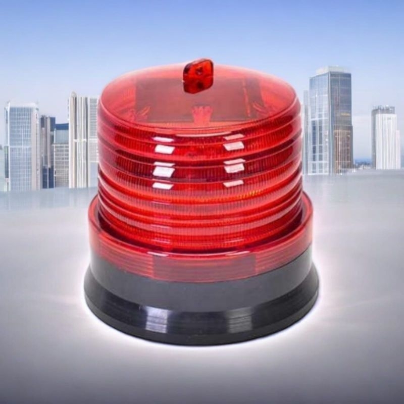 Solar led traffic warning light magnetic rechargeable solar ip67 ...
