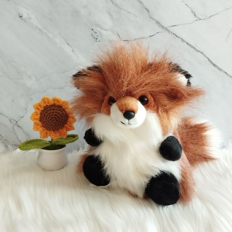 Original Aurora Red Fox Fox Doll | Shopee Malaysia
