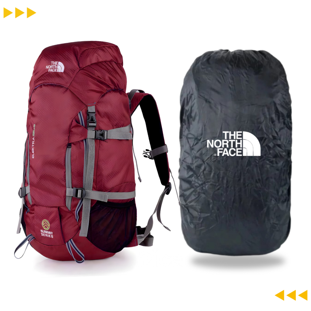 Men's camping Backpack 50 Liter Free Rain Cover - 50 Liter Hiking Bag ...