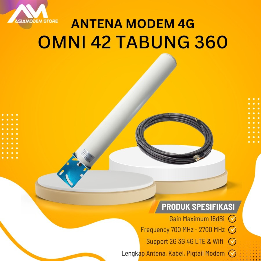 360 Degree Tube OMNI Antenna for GSM 2G 3G 4G Modem / Repeater | Shopee ...