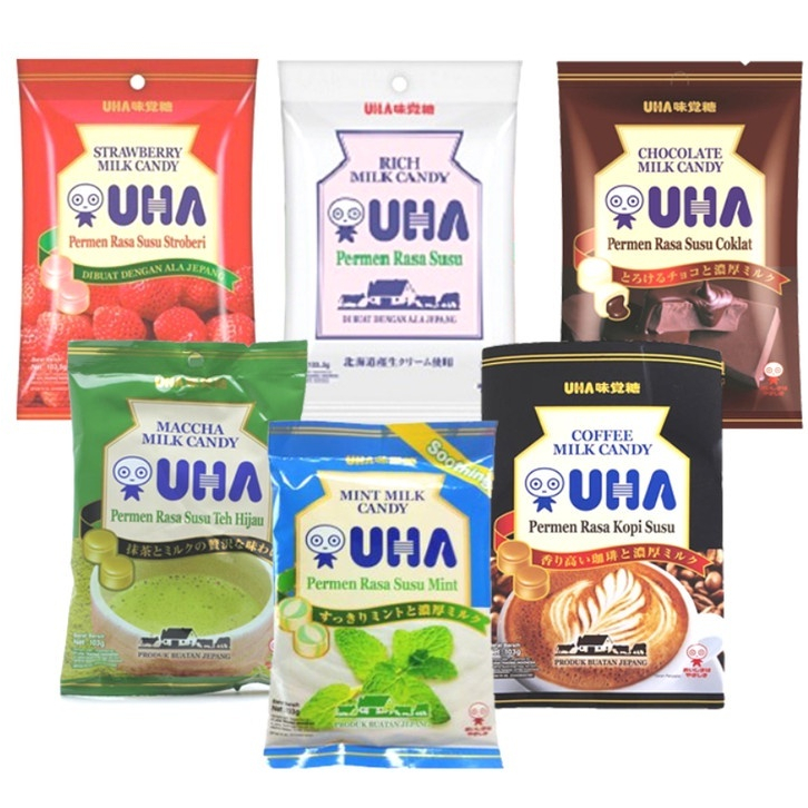 [HALAL] Uha Milk Candy 103gr Milk Candy Assorted Flavors | Shopee Malaysia
