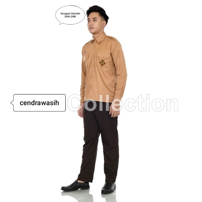 School Uniform Suits Scout Clothes Long Pants SMA.SMK Boys Premium ...
