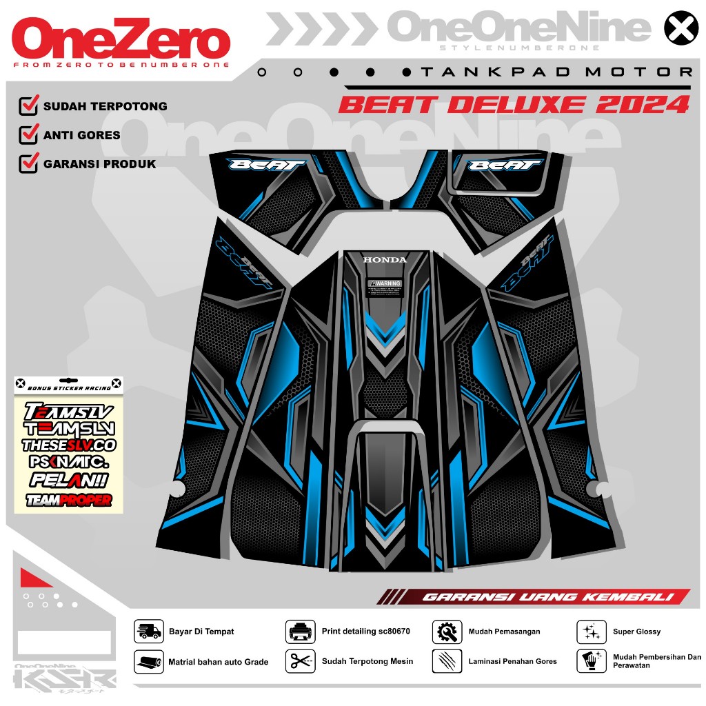 Striping sticker Dashboard beat DELUX 2024. beat Tankpad Dashboard ...