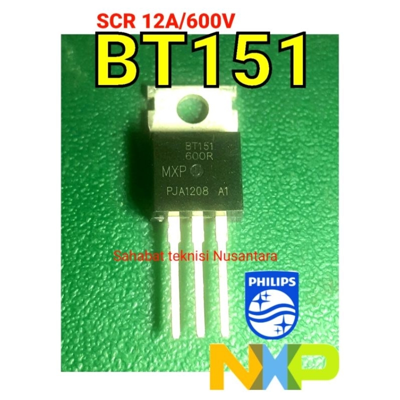 Scr BT151 Thyristors BT151 12A/600V Original NXP Philips | Shopee Malaysia