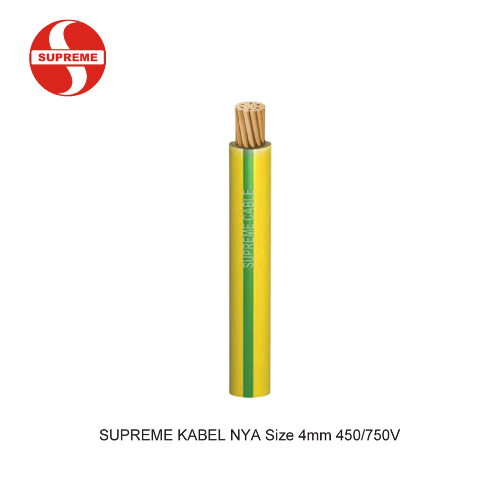HIJAU Nya 4MM SUPREME Grounding Wire Grounding Wire Yellow Green ...