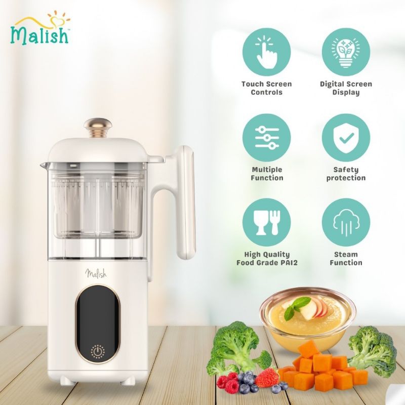 Malish Smart Baby Food Processor - Baby Food Processor - Electric ...