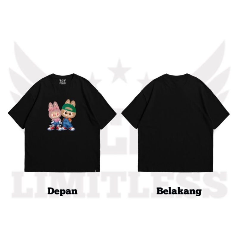 Ft. Labubu Premium Tshirt / Premium Labubu Couple Clothes Limited ...