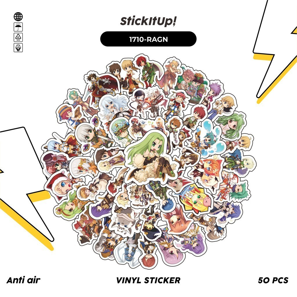 100 Pcs Sticker Pack RAGNAROK ONLINE GAME CHIBI CHARACTER Cute ...