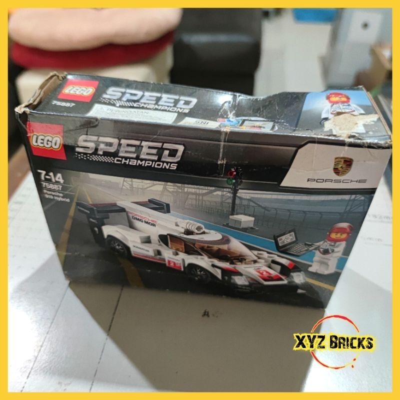 Lego 75887 - Speed Champions Porsche 919 Hybrid - BAD BOX | Shopee Malaysia