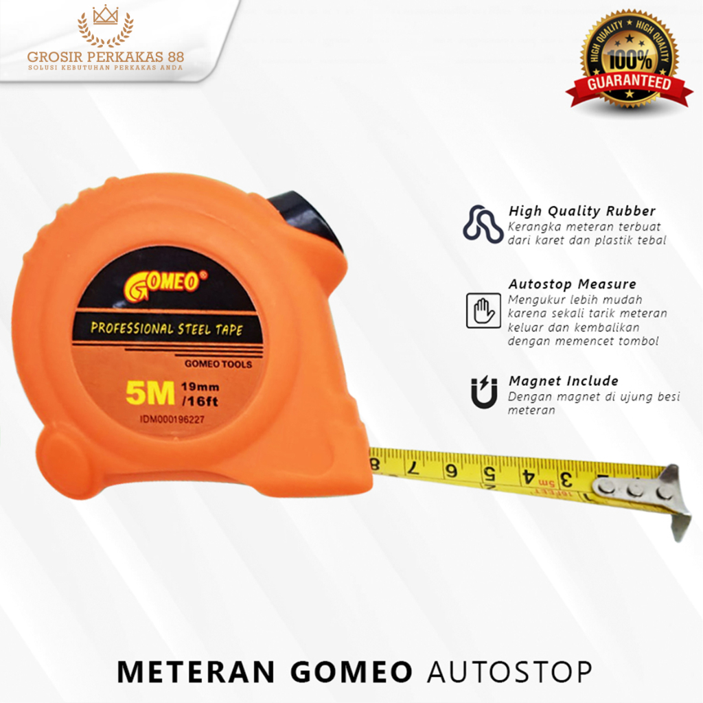 The Best Roll Builder Meter 5 Meters 7.5 5m (Earloop) | Shopee Malaysia