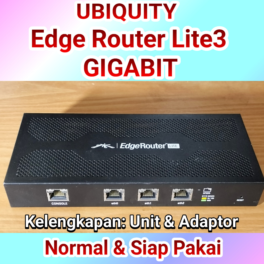 Ubiquity EdgeRouter Lite3 Gigabit | Shopee Malaysia