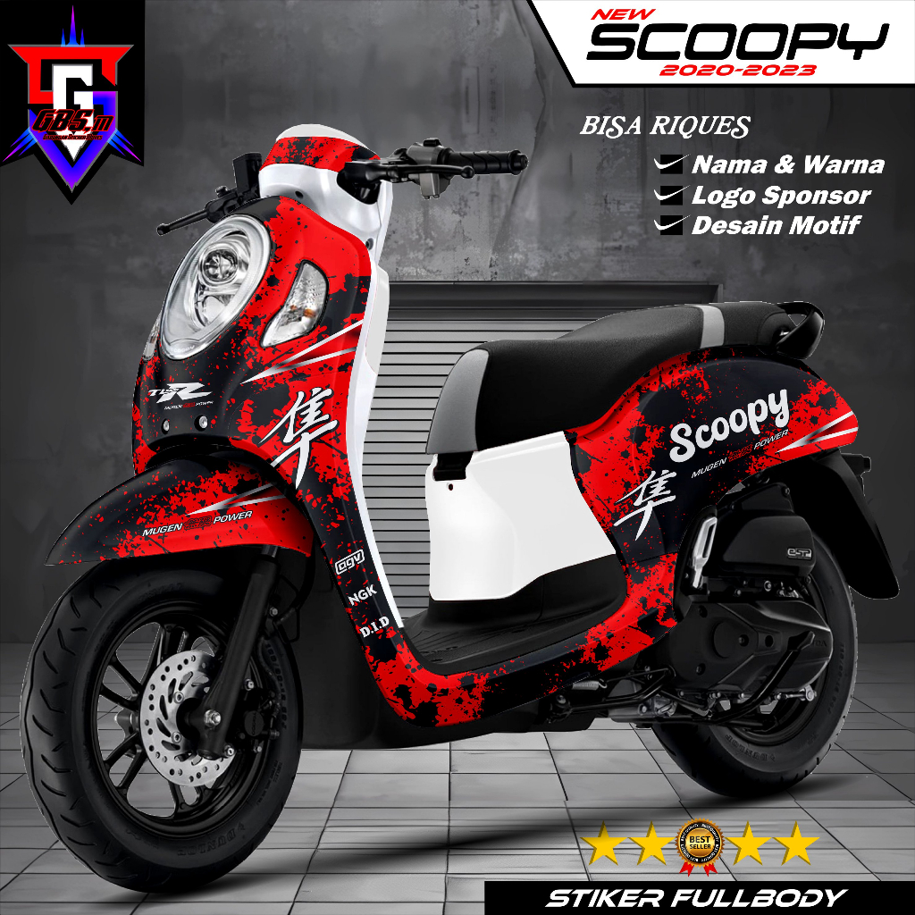 New Scoopy Decal 2020-2023 New Scoopy Decal Full body Full Block Decal ...