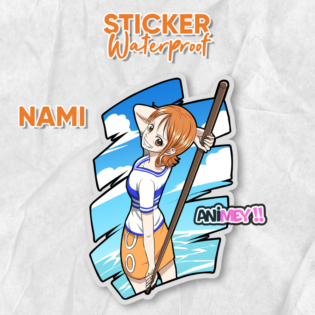 Nami One Piece Sticker/Waterproof Anime Sticker | Shopee Malaysia
