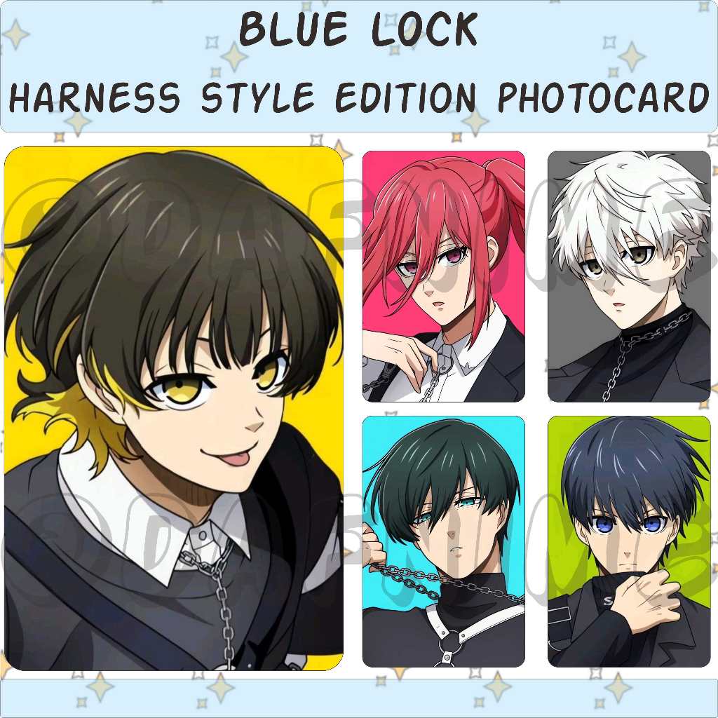 Blue LOCK HARNESS STYLE EDITION PHOTOCARD ANIME | Shopee Malaysia