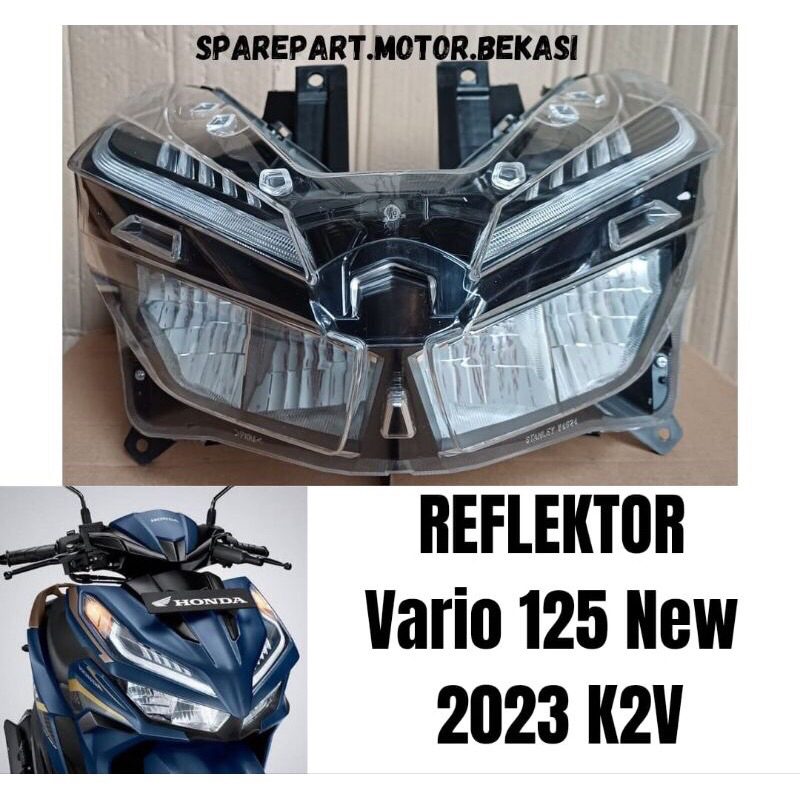 Vario 125 new LED Headlight Reflector 2022 2023 K2V original | Shopee ...