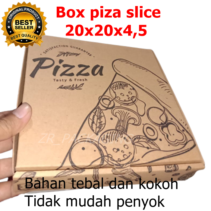 Pizza box 20x20/slice 20x20/Cardboard packaging/packaging box/packaging ...