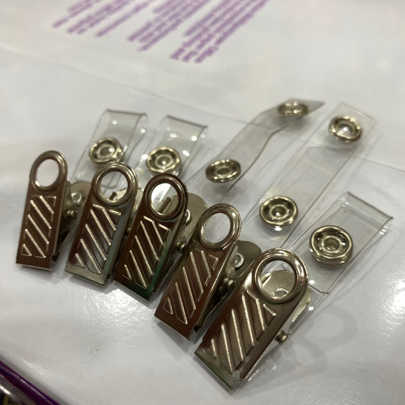 Id CLIP / NAME TAG CLIP (1 PACK OF 100PCS) | Shopee Malaysia