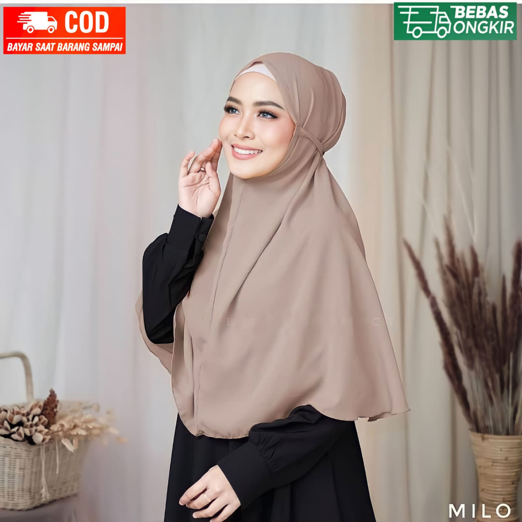 Hijab Khimar Bergo Amira Tali Jumbo Diamond - Veil For Women /- Veil ...