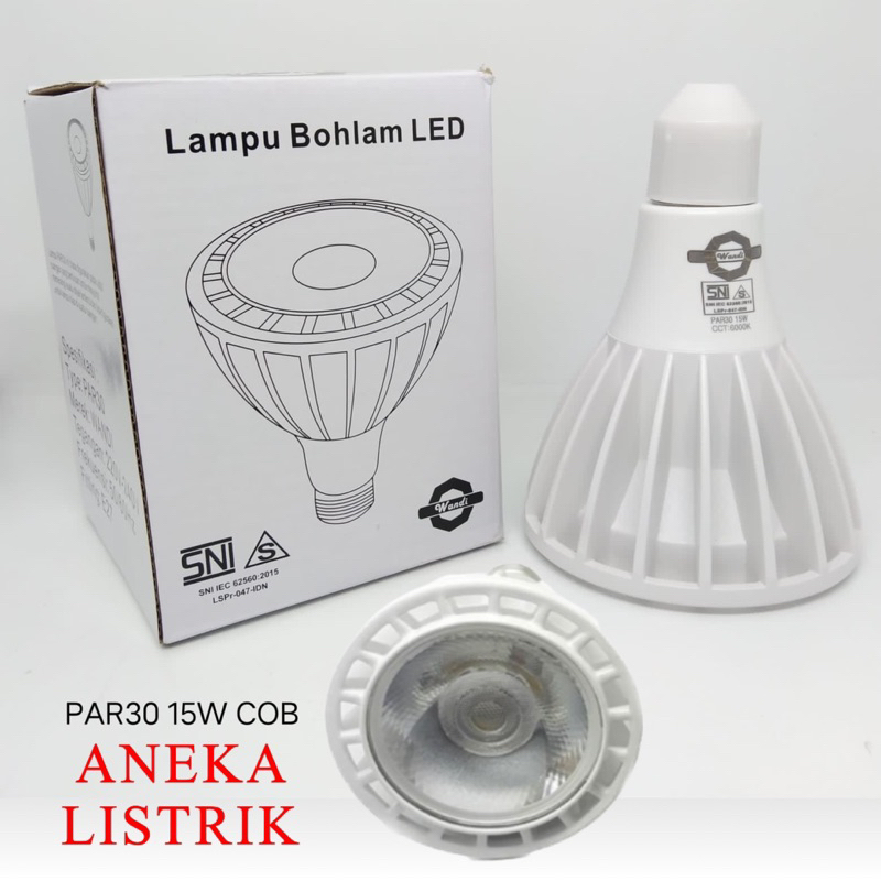 PAR LAMP 30 COB 15 WATT FITTING E27 / PAR30 15W CEILING LAMP | Shopee ...