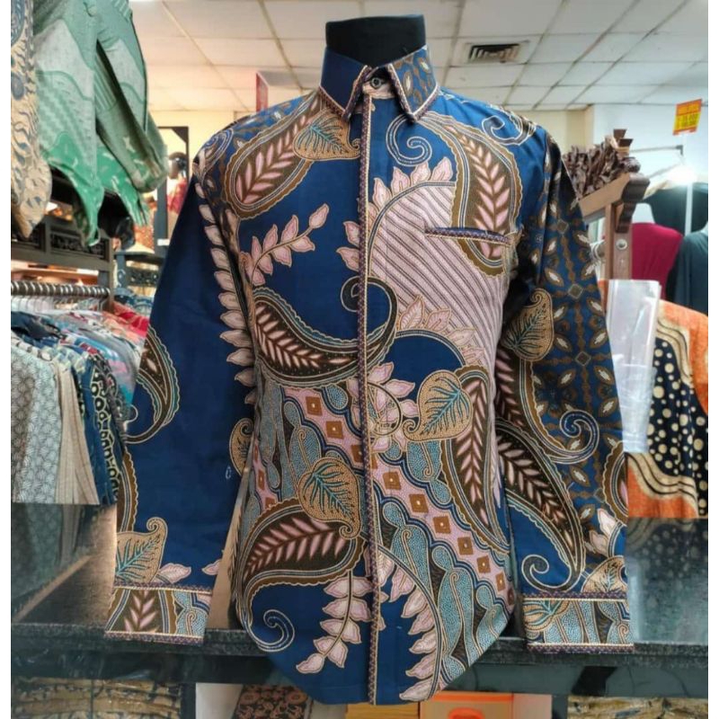 KATUN Batik Premium smock Cotton solo full Tricot | Shopee Malaysia