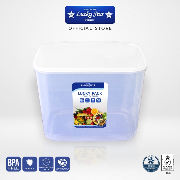 Lucky Star - Lucky Pack 6900 ml Plastic Jar / Plastic Container / Food ...