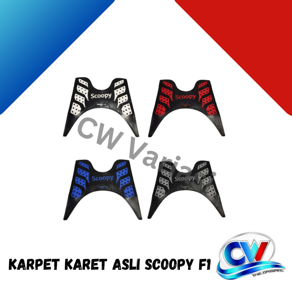 Original Honda Scoopy F1 Rubber Carpet | Shopee Malaysia