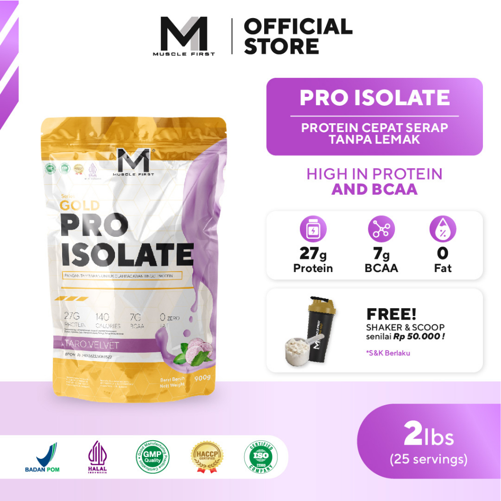 Muscle First Pro Isolate 2lbs 2lb Gold Series Whey Protein Isolate WPI ...