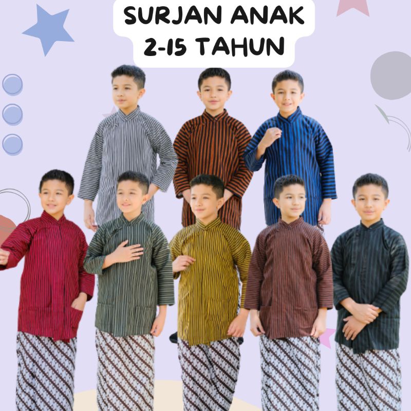 Boys' LURIK CLOTHES JAVA TRADITIONAL SURJAN CLOTHES LURIK JAVANESE ...