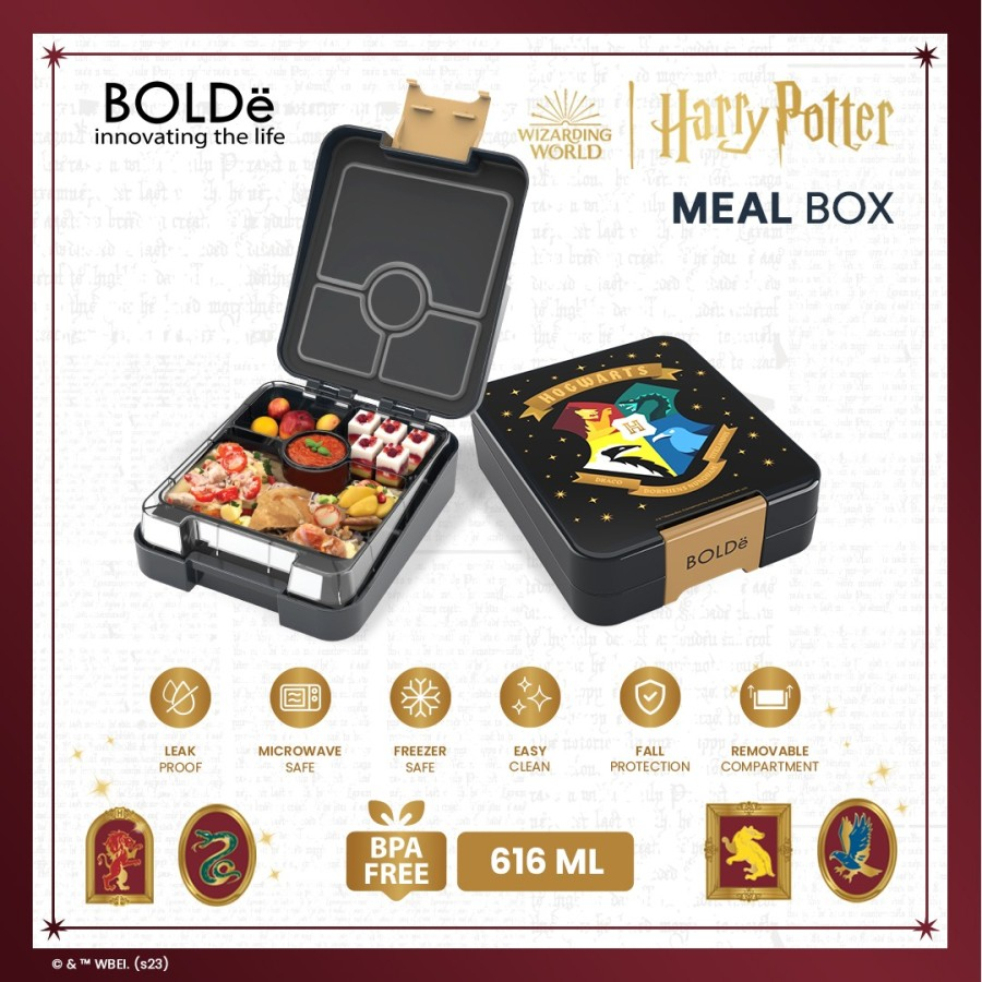 Bolde Meal Box Harry Potter Edition (Lunch Box) 616 ml | Shopee Malaysia