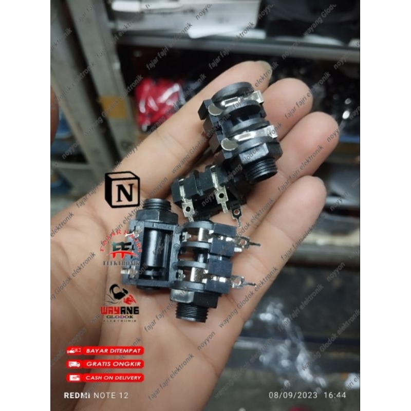 Socket Akai mono Socket 6.5 mm mic centipede Pcb | Shopee Malaysia