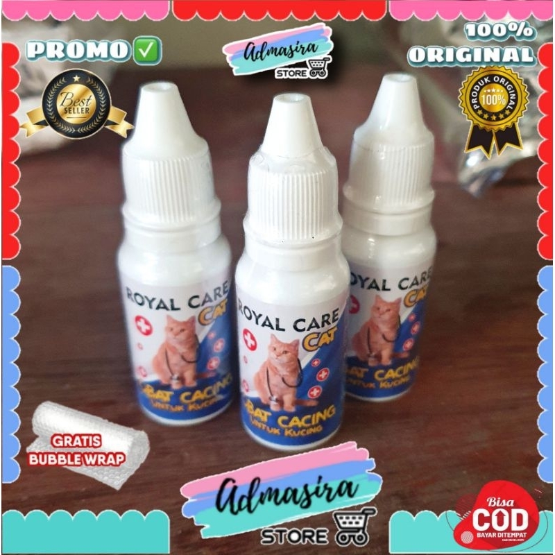 Powerful Drops Worm Medicine ROYAL CARE Worm Cat Dog Anti Worm 10ml ...