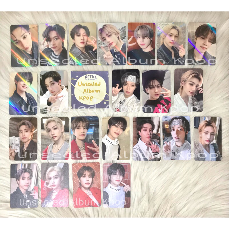 Stray Kids 5star Makestar skz pob benefit Photocard PC only Bangchan sclass s-class Lee Know ...