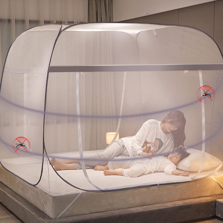 TENDA Tent Box Mosquito Net 120CM/150CM/180CM*200CM Bed Mosquito Net ...