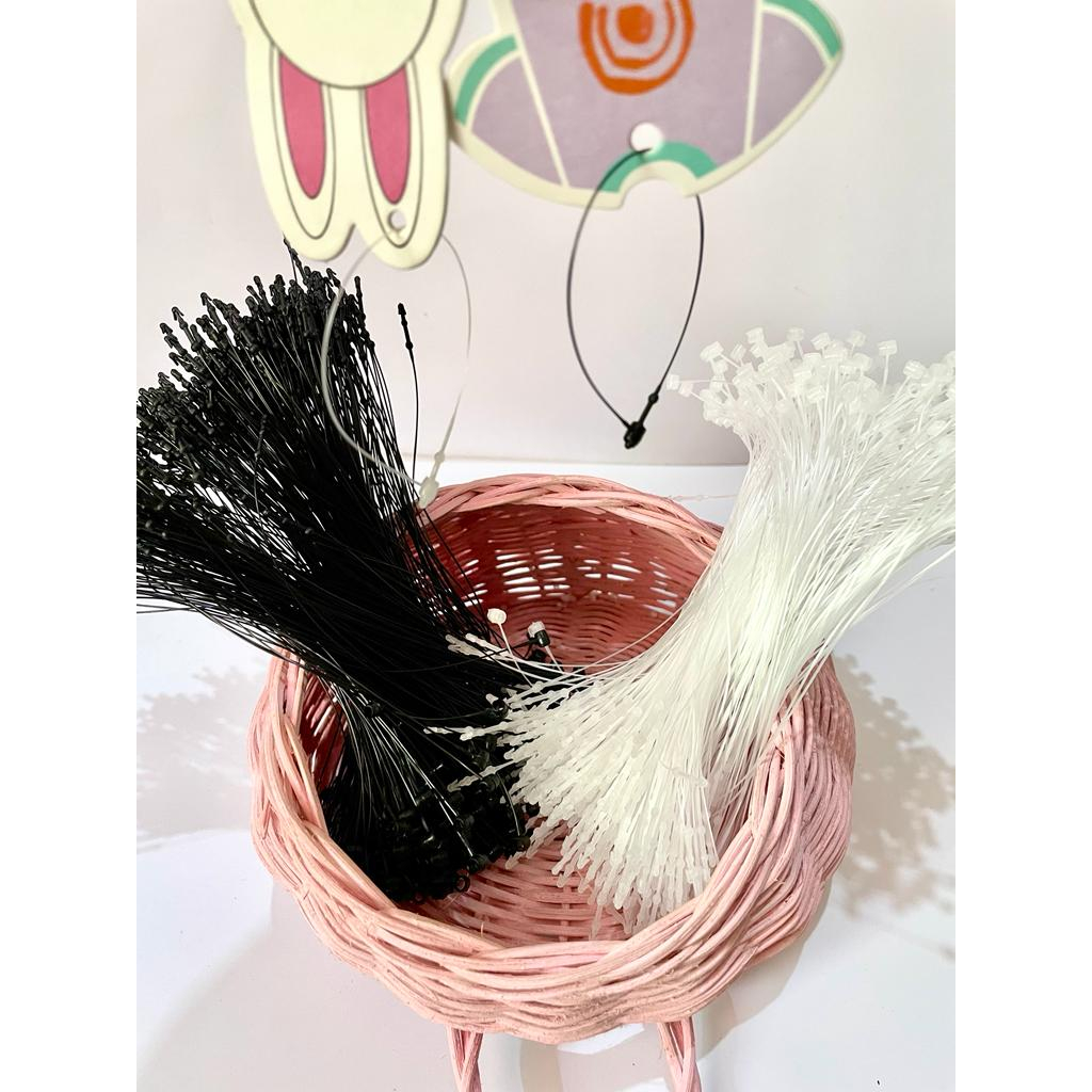 Plastic pin loop Rope/hangtag Rope 500pcs | Shopee Malaysia