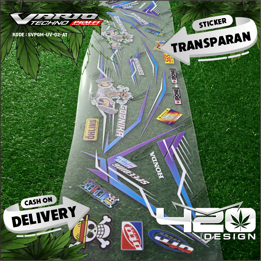 Vario 125 PGM FI UV Striping Sticker Gear 5 Motif - Vario 125 Old ...